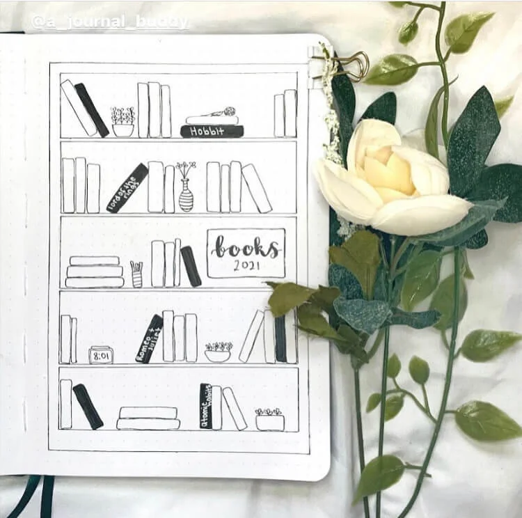 5 Different Ways to Use a Bullet Journal Bookshelf — Joyful Journaler