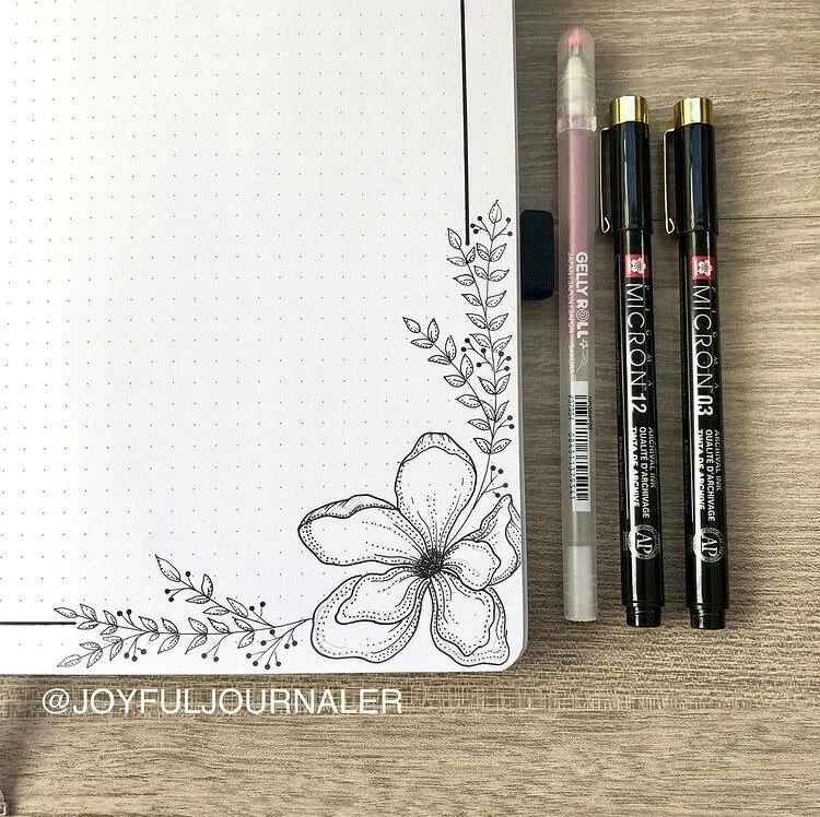 55 Easy Bujo Borders You'll Want to Copy! — Joyful Journaler