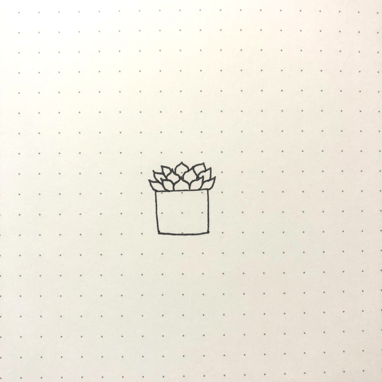 How to Draw a Succulent in 6 Easy Steps — Joyful Journaler