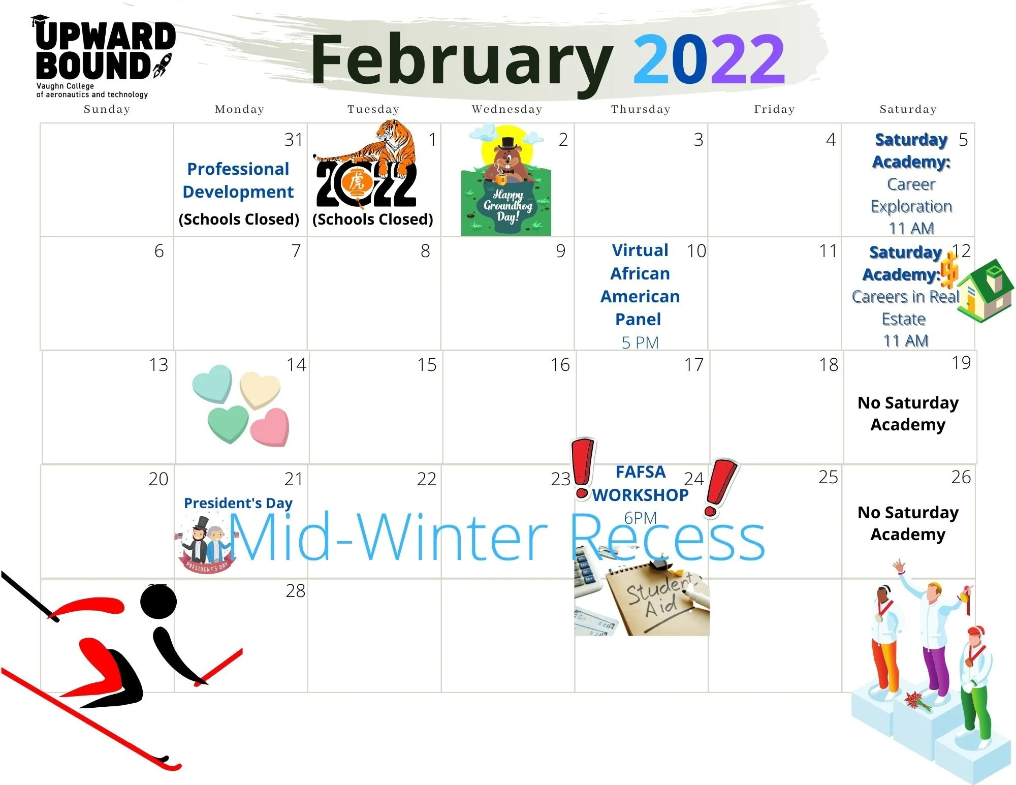 Calendar & Workshops — Upward Bound Program