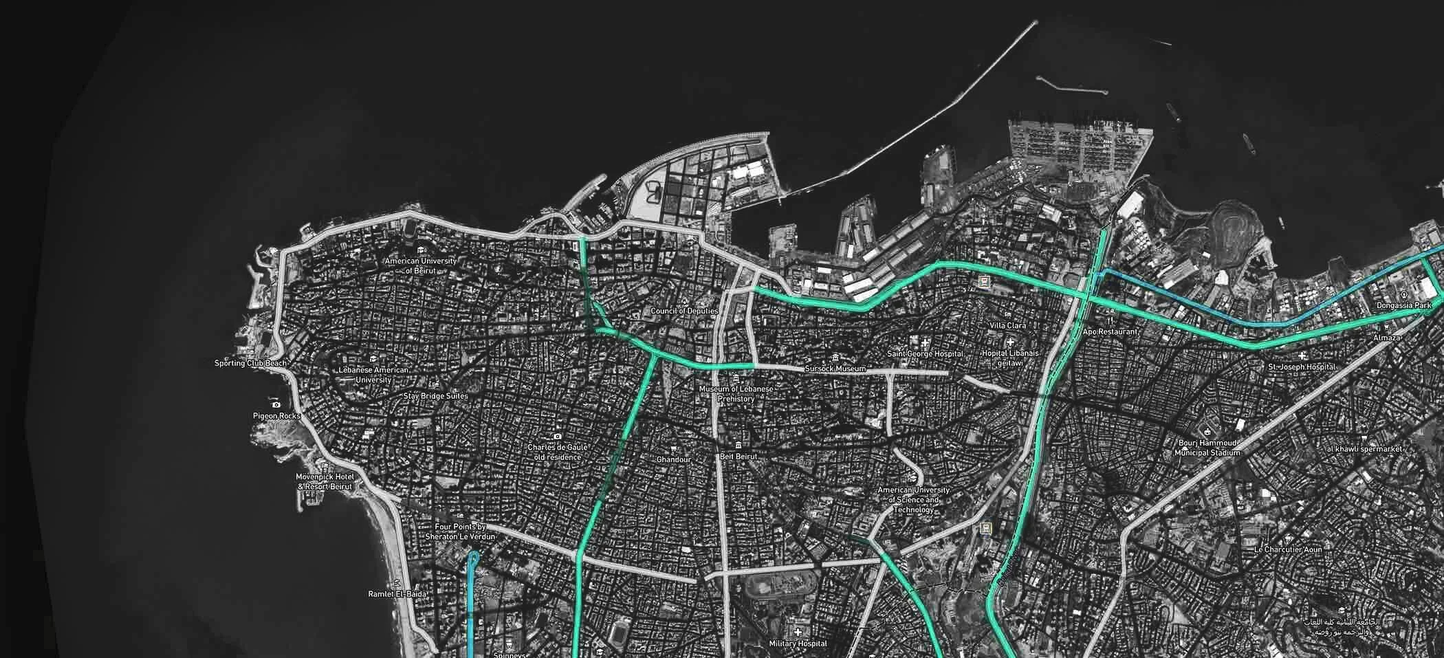 Open Map Lebanon