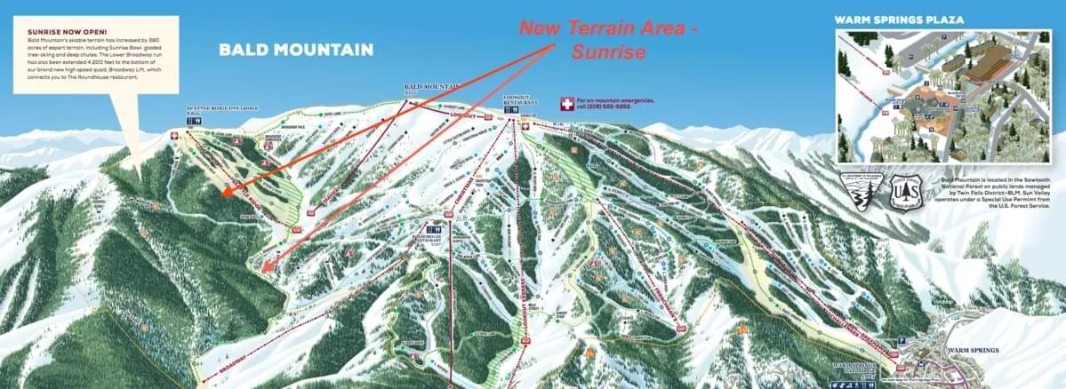 Schweitzer Mountain Resort– Trail Map – Idaho