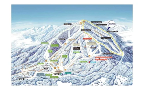 Sahoro Mountain Trail Map | Hokkaido