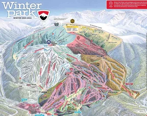 Winter Park Trail Map | Colorado Ski Maps