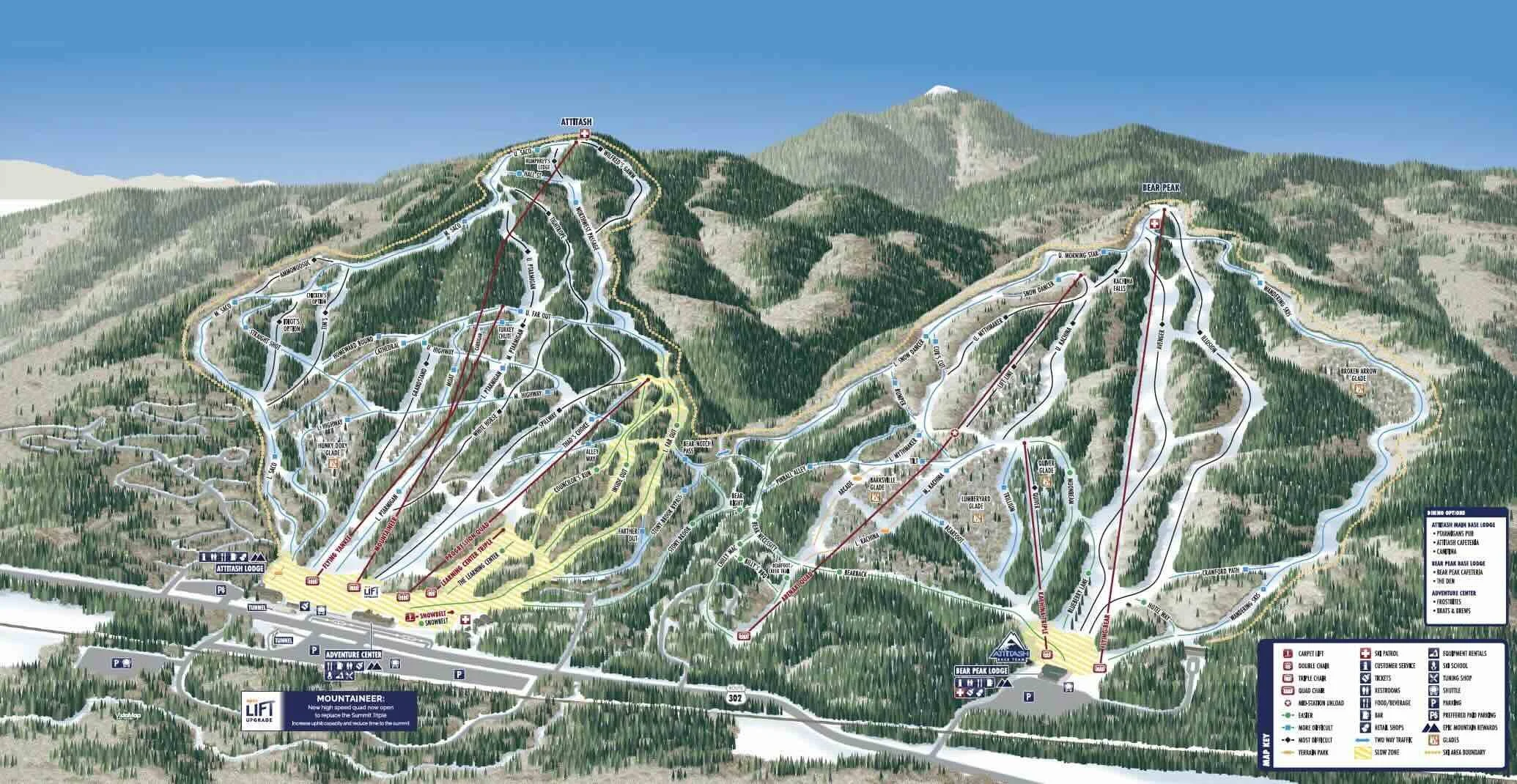 Attitash Trail Map | New Hampshire Trail Maps