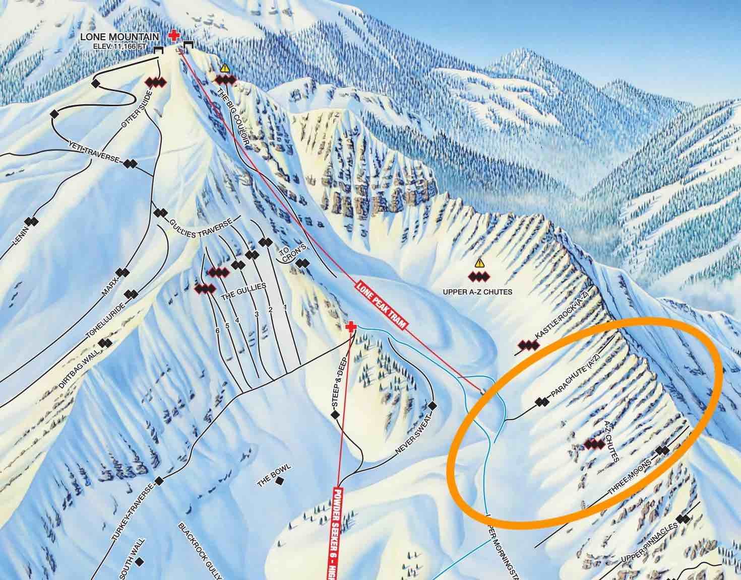 VIDEO: First Sit Skier To Ride A-Z Chutes at Big Sky, MT