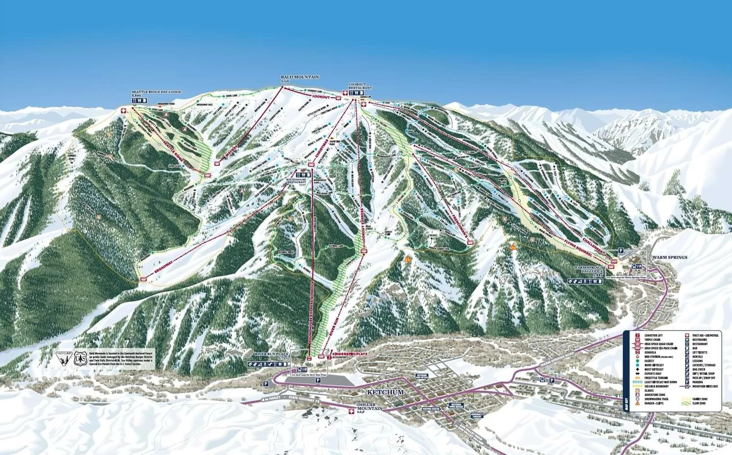 Sun Valley Showcasing Two New Lifts And Expanded Terrain On New Trail Map