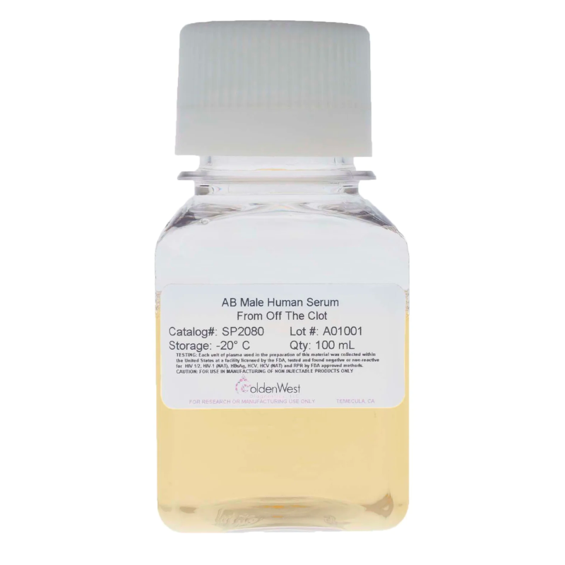 SP2080: AB Male Human Serum From Off The Clot — Veritas Innovation