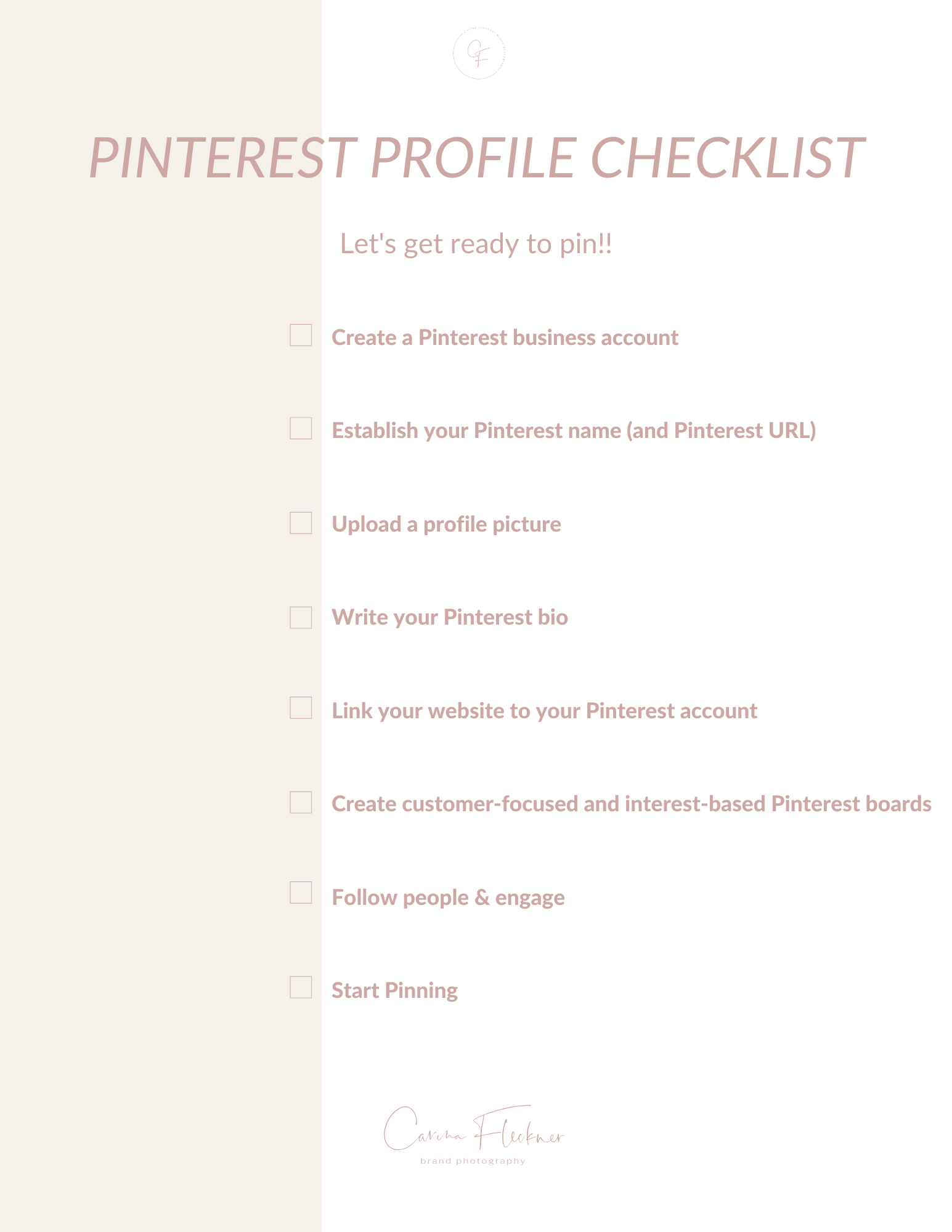 Pinterest Profile Checklist For Business - 8 Tips To Unlock Your Growth ...