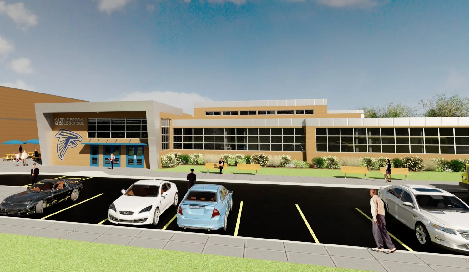 Saddle Brook Middle School Renderings — Gianforcaro Architects ...