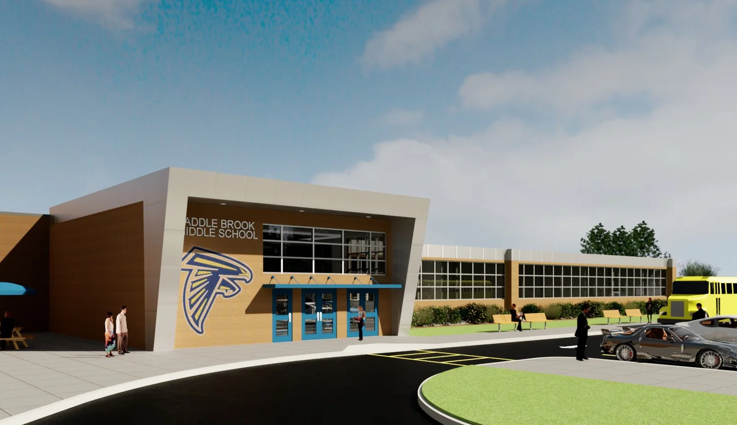 Saddle Brook Middle School Renderings — Gianforcaro Architects ...