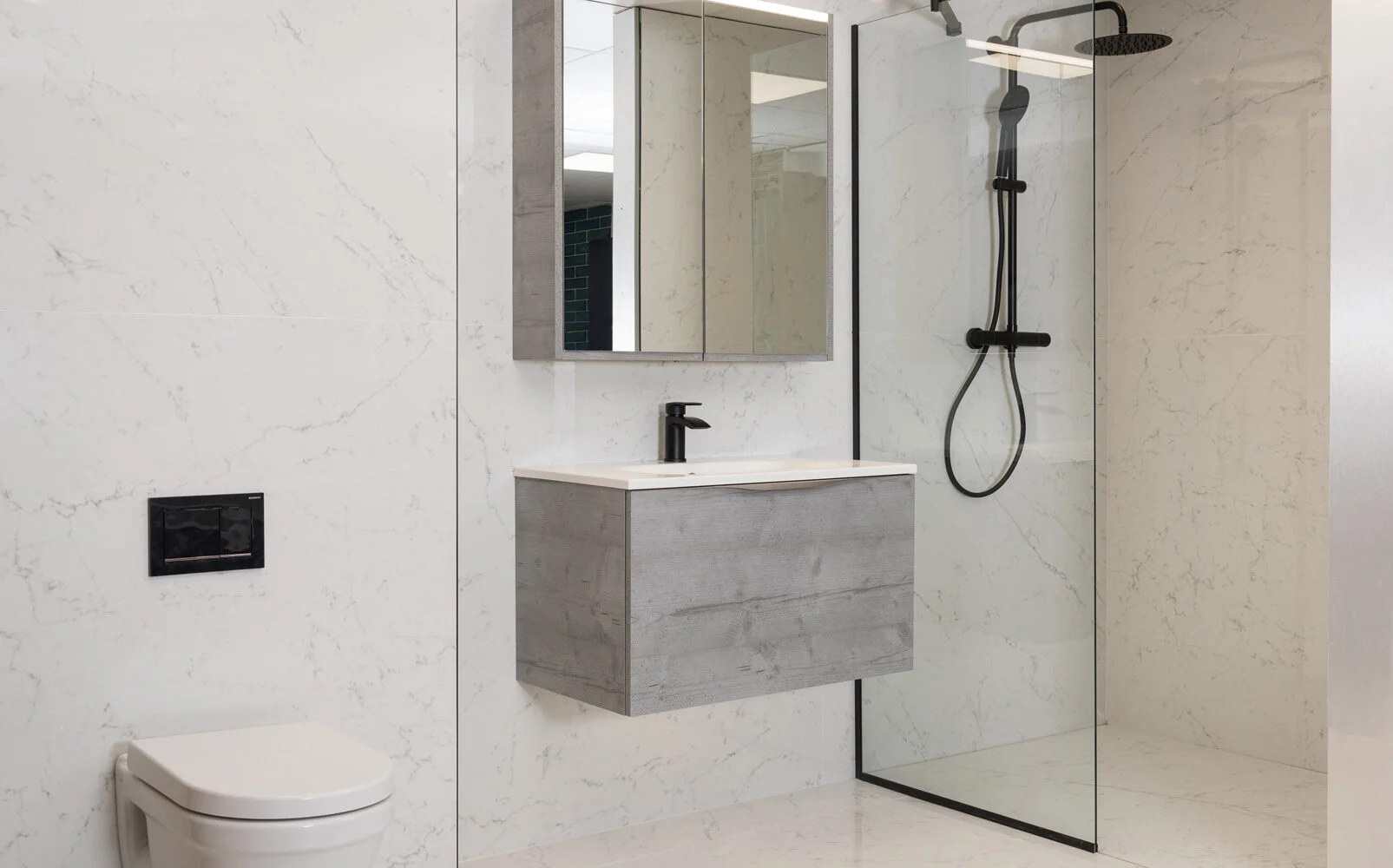 Drumquinna | Toilet Flush Plate — Qualitile - Tiles & Bathrooms