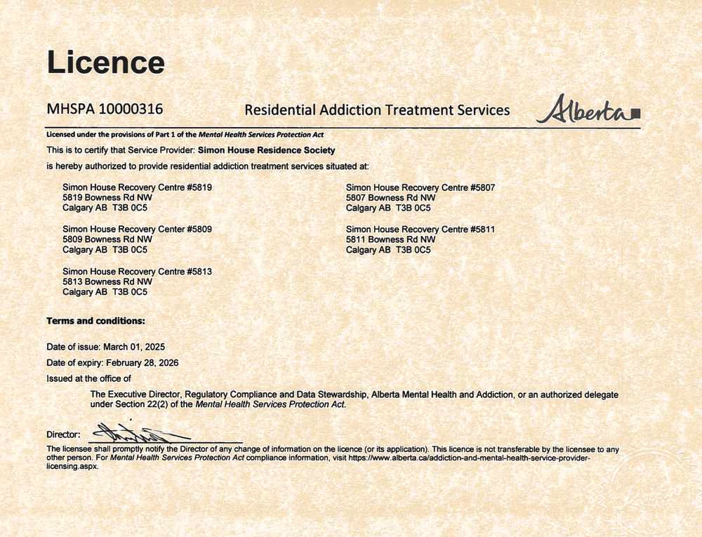 Staff — Simon House Recovery Centre