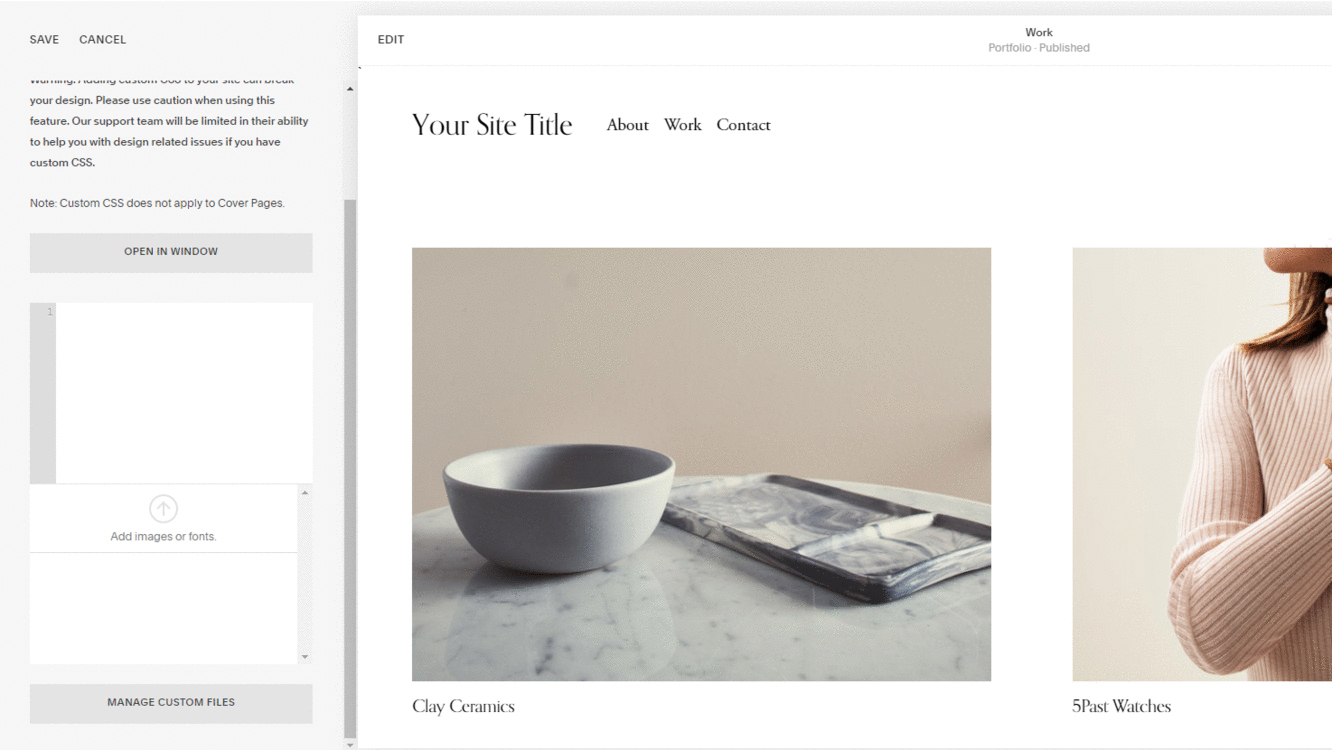 How to add images to your Squarespace website navigation — Bamn.Digital