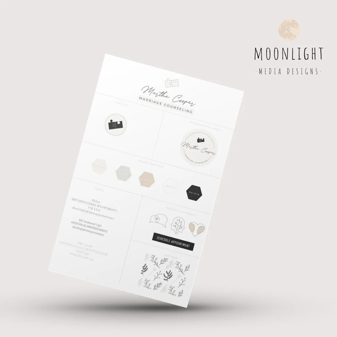 Branding for Therapist — Moonlight Media Designs