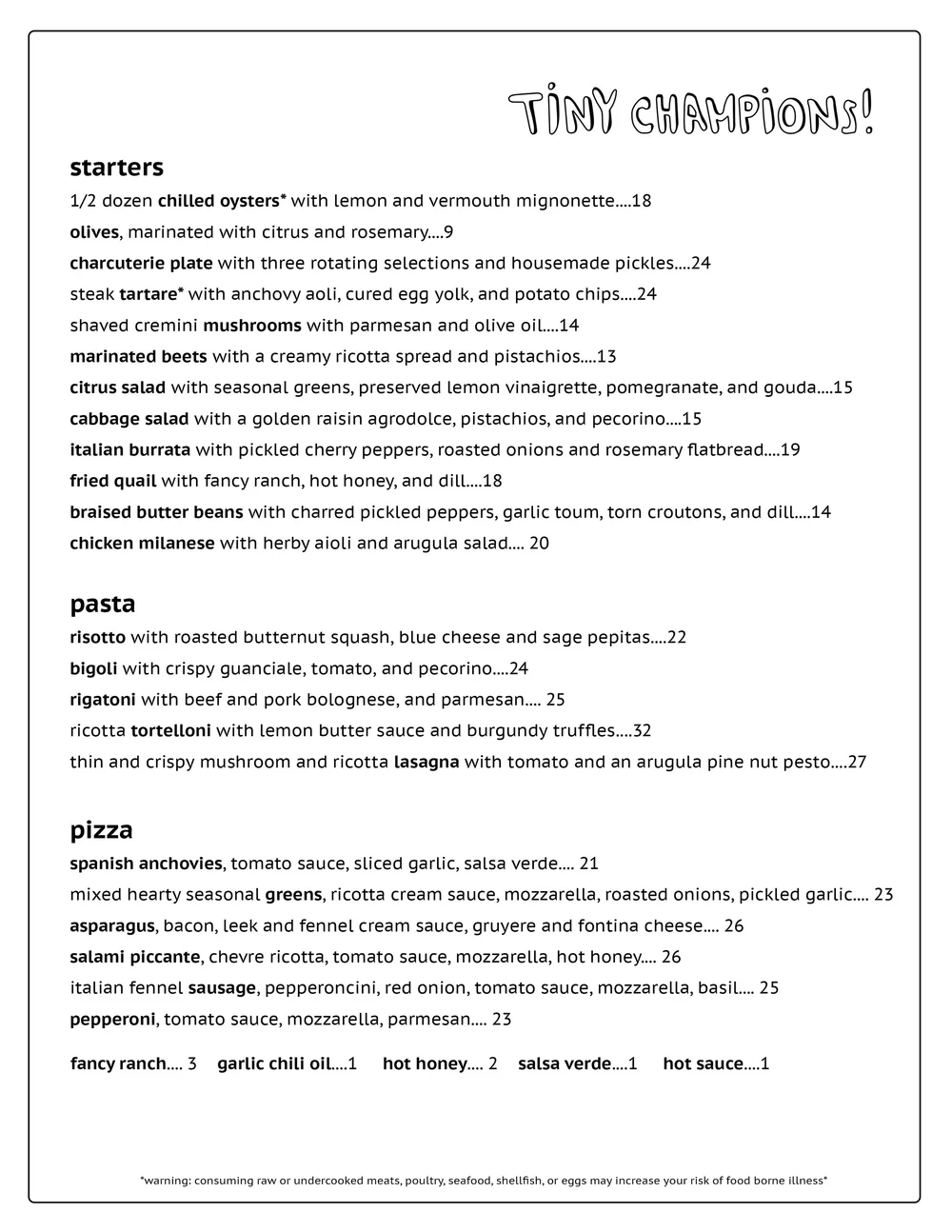 food — Tiny Champions