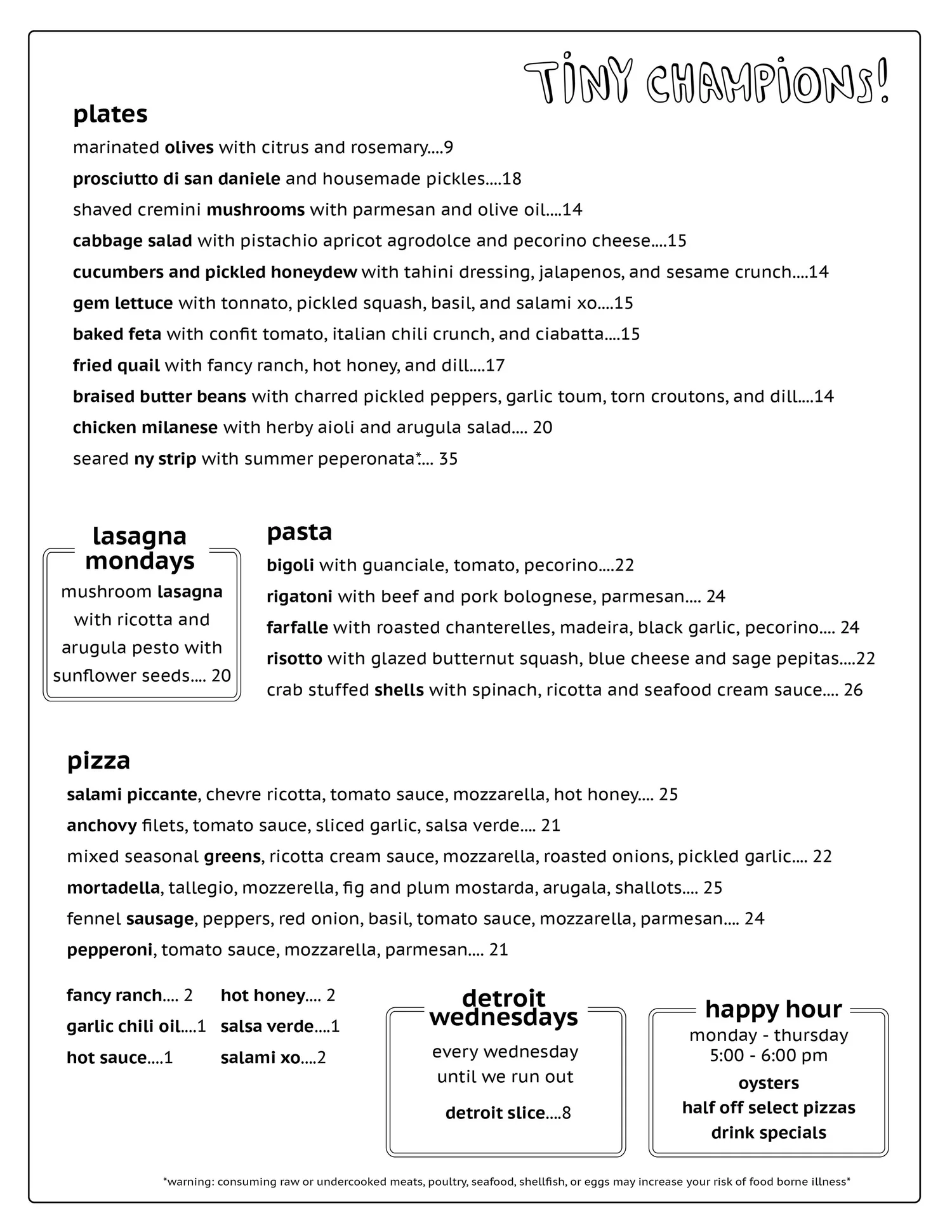 food — Tiny Champions