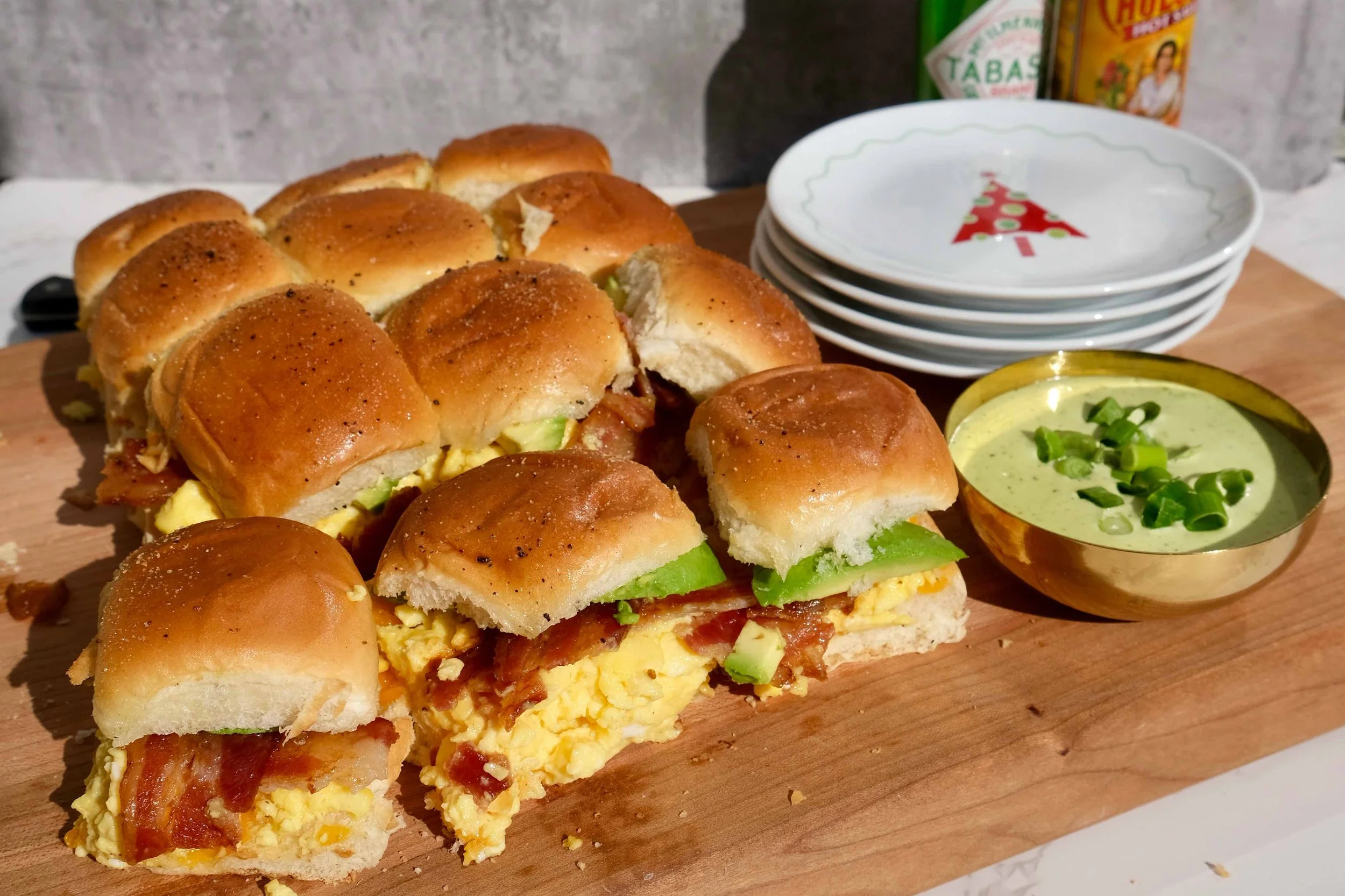 Mini Holiday Breakfast Sandos — sauceyrosie