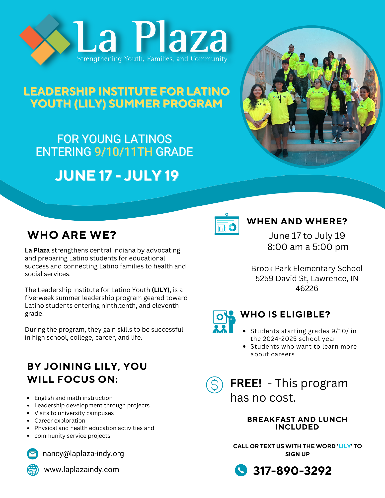 The Leadership Institute for Latino Youth (LILY) — EXPLORADOOR