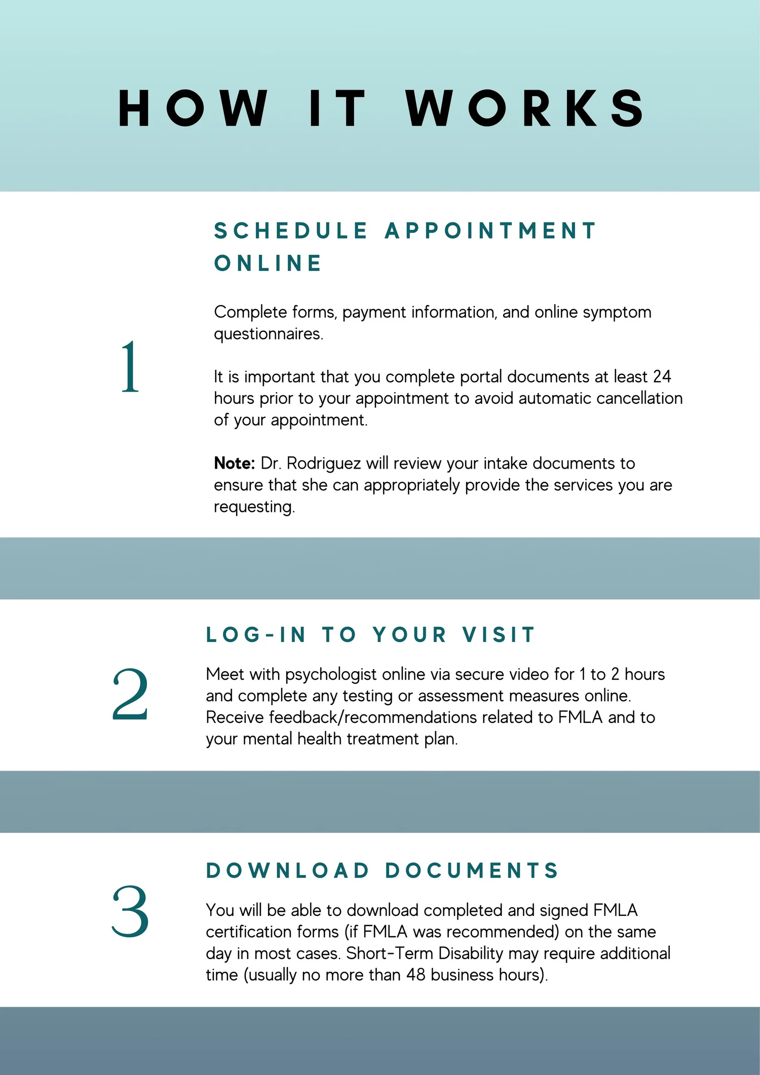 Urgent Mental Health FMLA & Short-Term Disability Evaluations — Amica Clinical Consulting PLLC