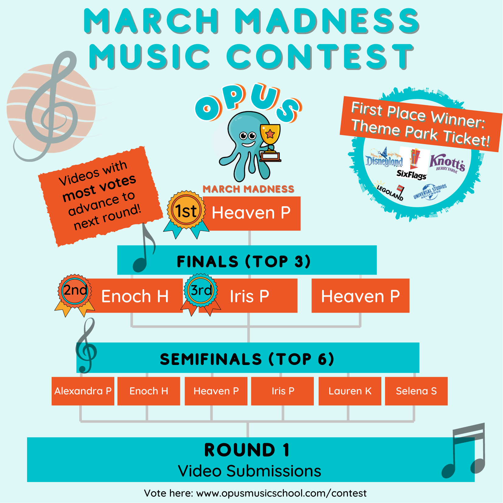 March Madness Music Contest 2022 — Opus Music School