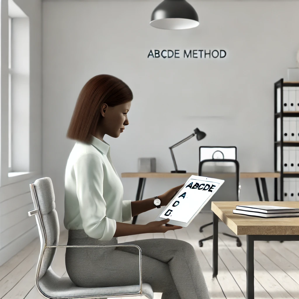 The ABCDE Method Explained — Ghann The ABCDE Method Explained — Ghann