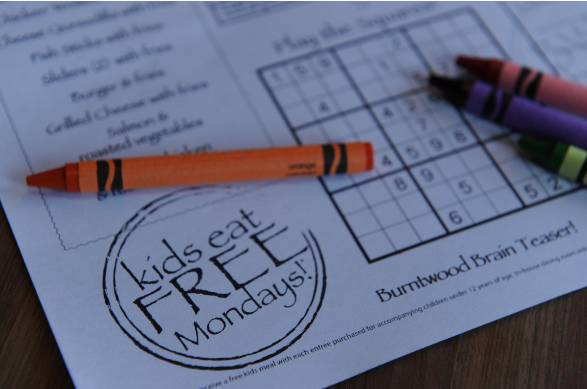 Kids Eat Free Mondays — Burntwood Tavern