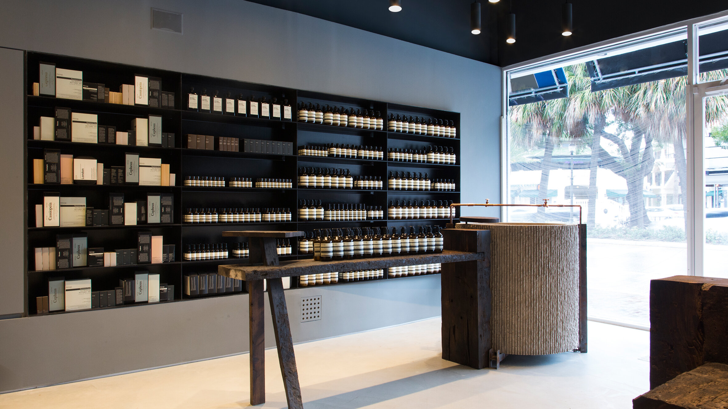 Aesop Coconut Grove Interior Architecture — Royal Byckovas | Modern ...