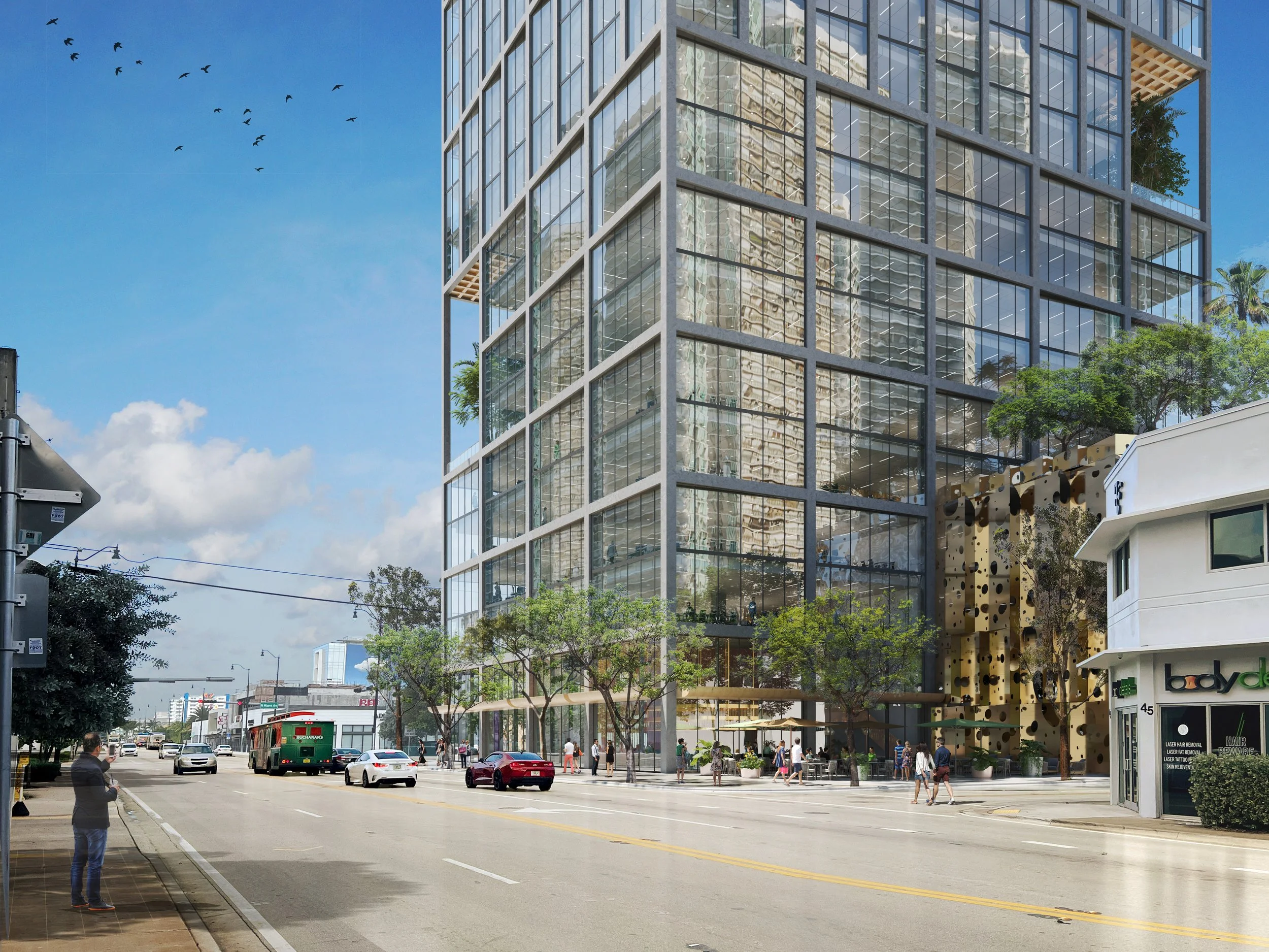 Miami Design District Office Building — Royal Byckovas | Modern ...