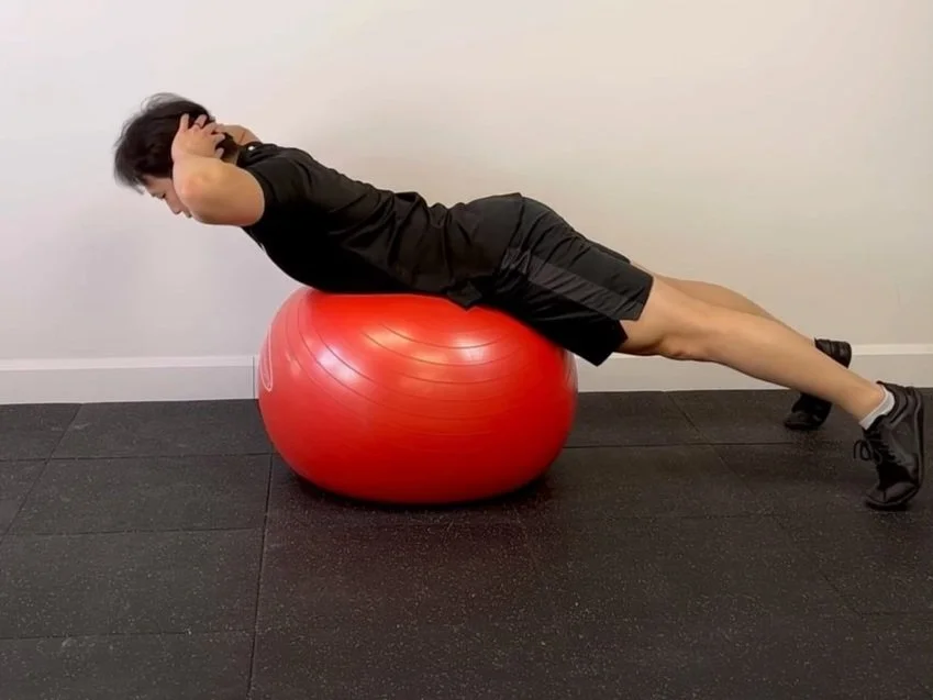 Stability ball back exercises online