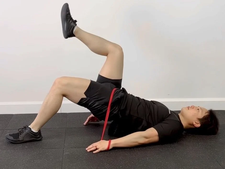Hip Lift March Exercise