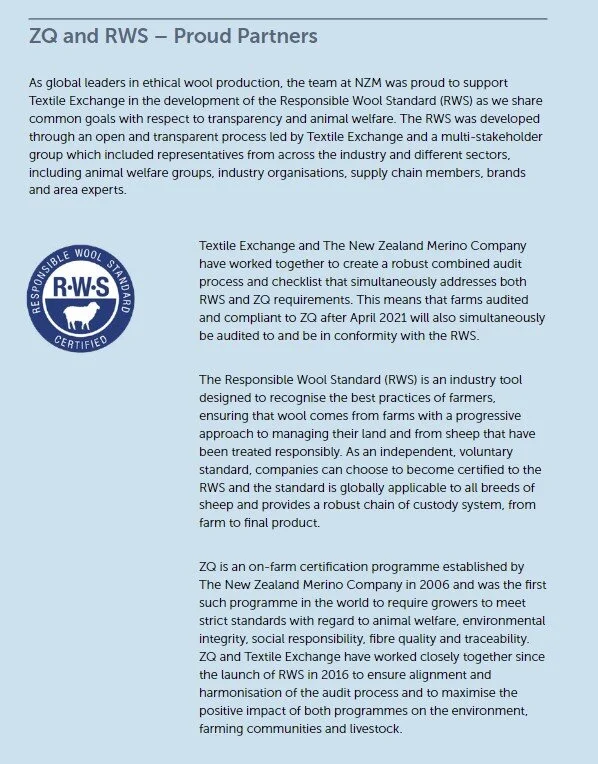 Is the Responsible Wool Standard cruelty free? Is the ZQ wool ...