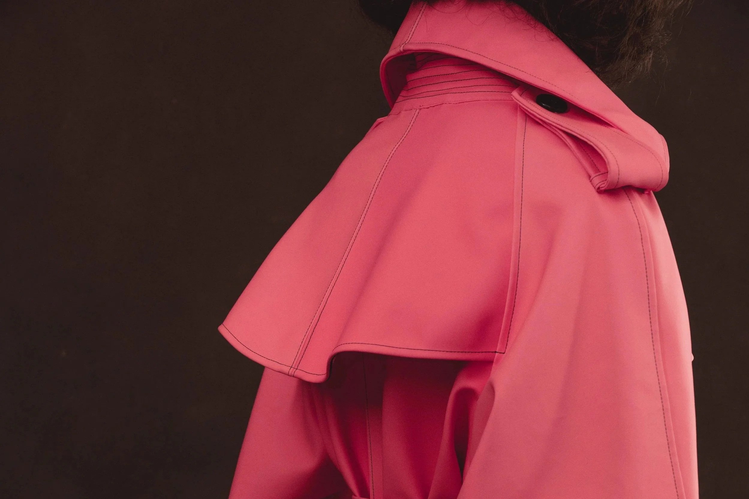 Celebrated British designer Patrick McDowell uses shiringa bio-leather ...