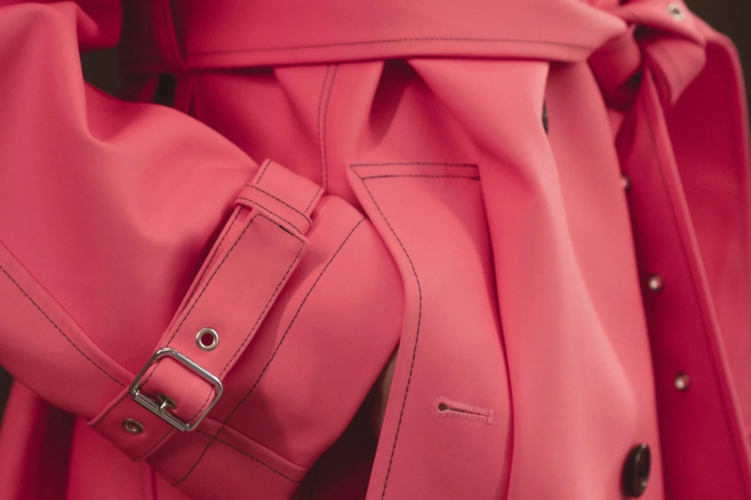 Celebrated British designer Patrick McDowell uses shiringa bio-leather ...