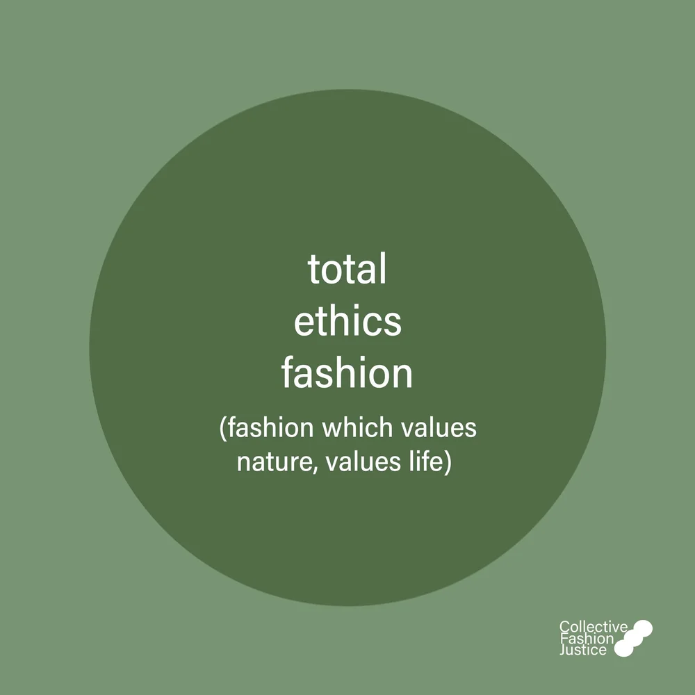Total ethics fashion: bringing the planet, people and animals together ...
