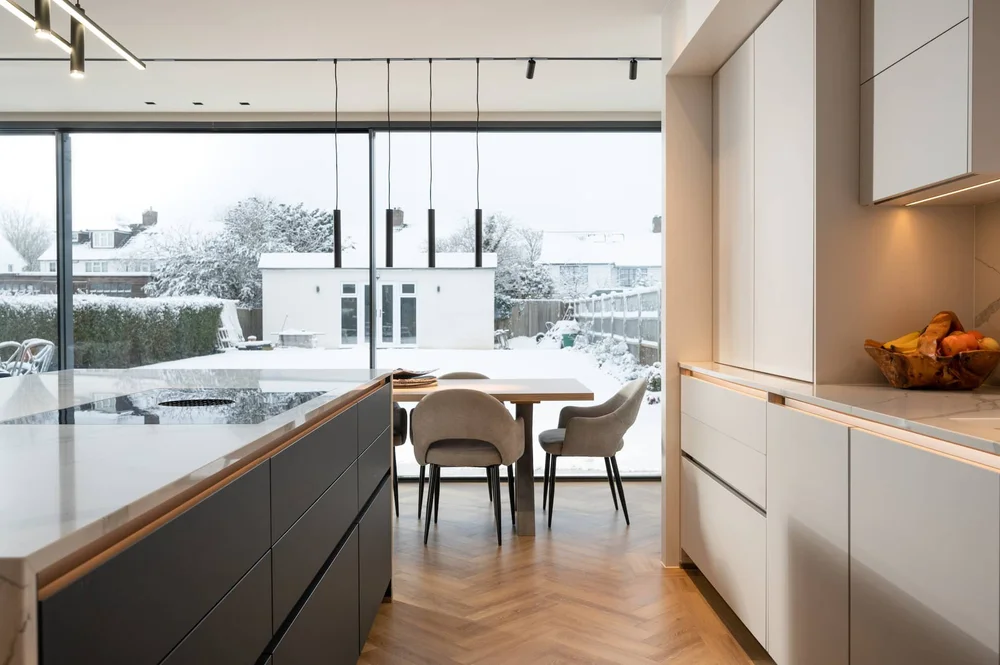 Modern Duotone Kitchen & Utility St Albans | Audus Kitchens