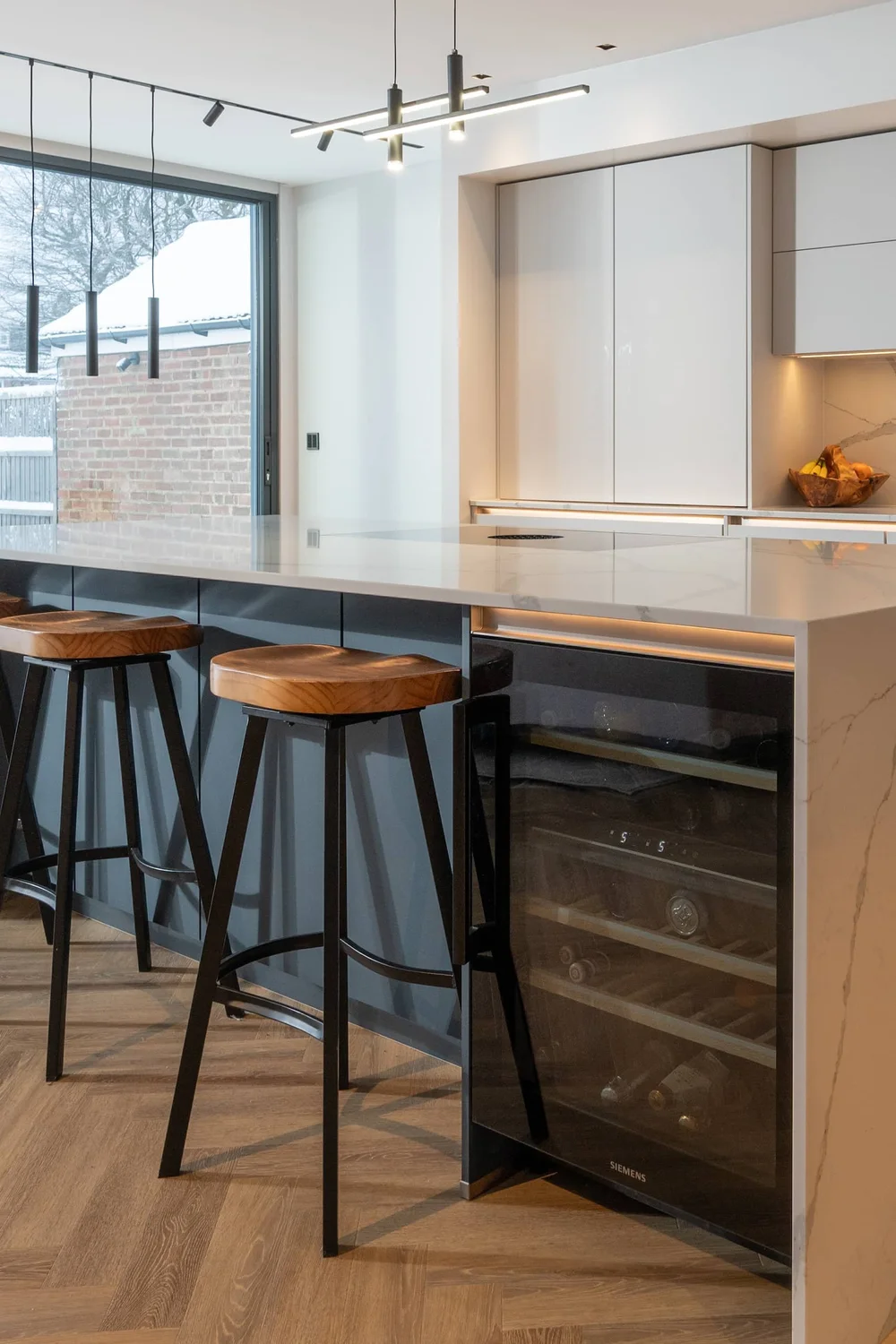 Modern Duotone Kitchen & Utility St Albans | Audus Kitchens