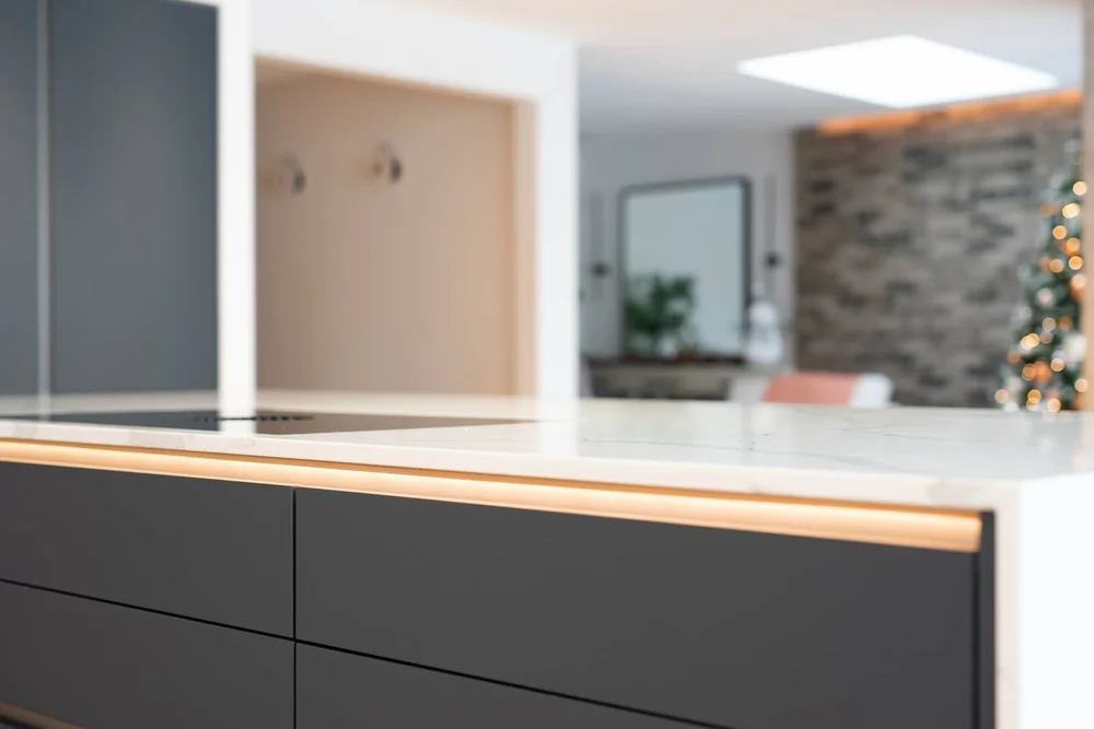Modern Duotone Kitchen & Utility St Albans | Audus Kitchens