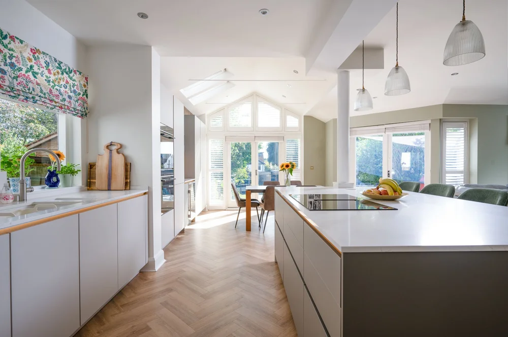 Scandi-Style Open-Plan Kitchen in St Albans | Audus Kitchens