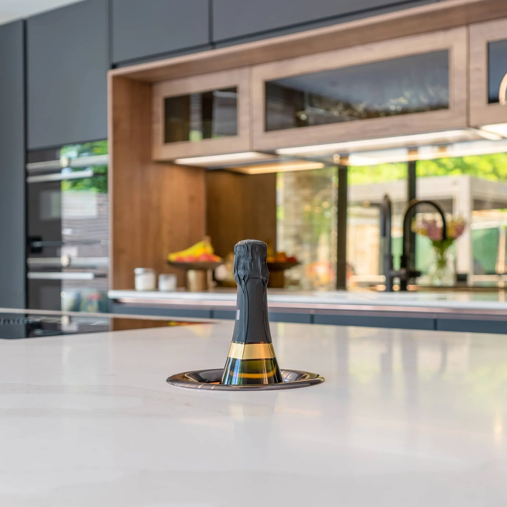 Grey & White Contemporary Kitchen in Midway | Audus Kitchens