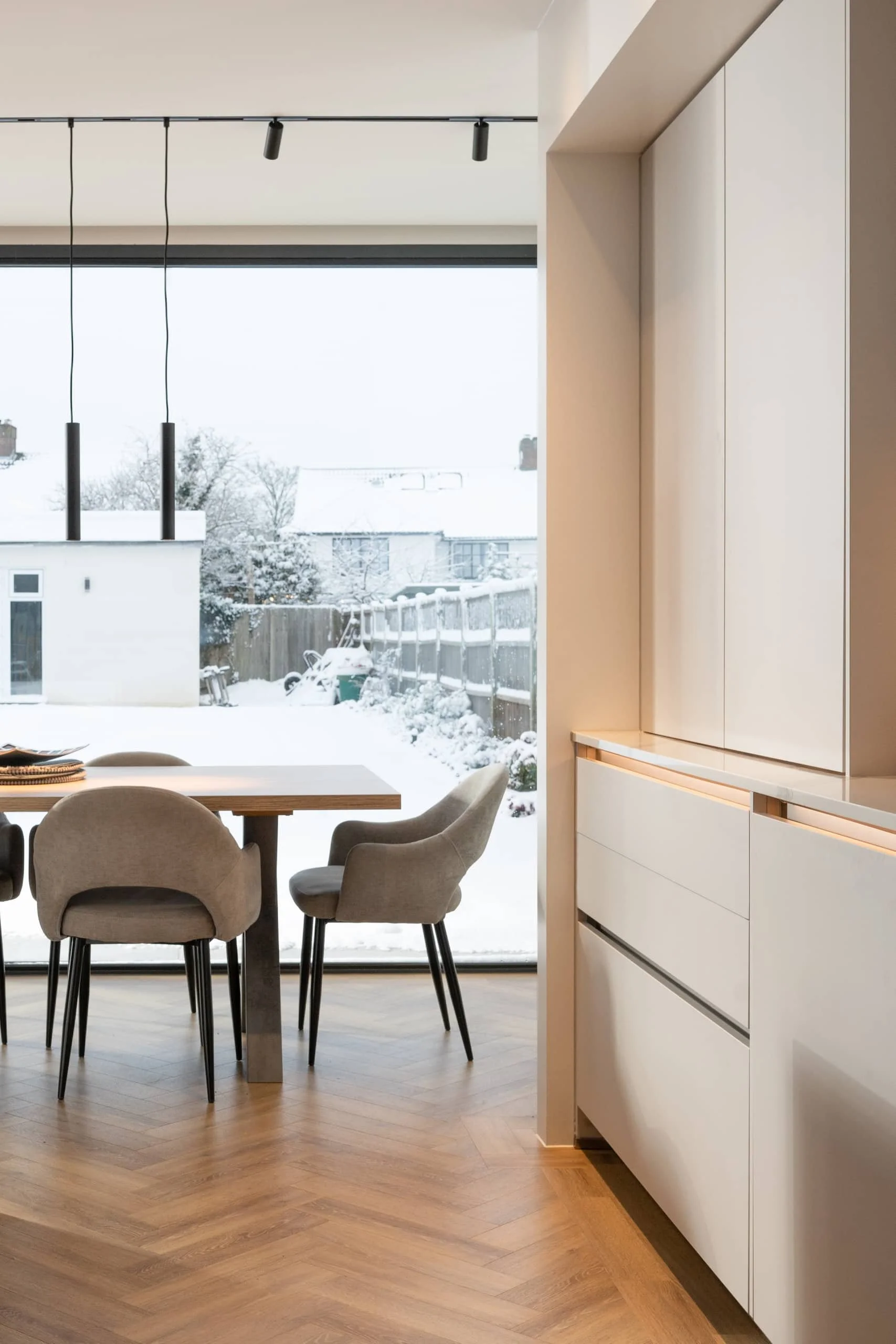 Modern Duotone Kitchen & Utility St Albans | Audus Kitchens