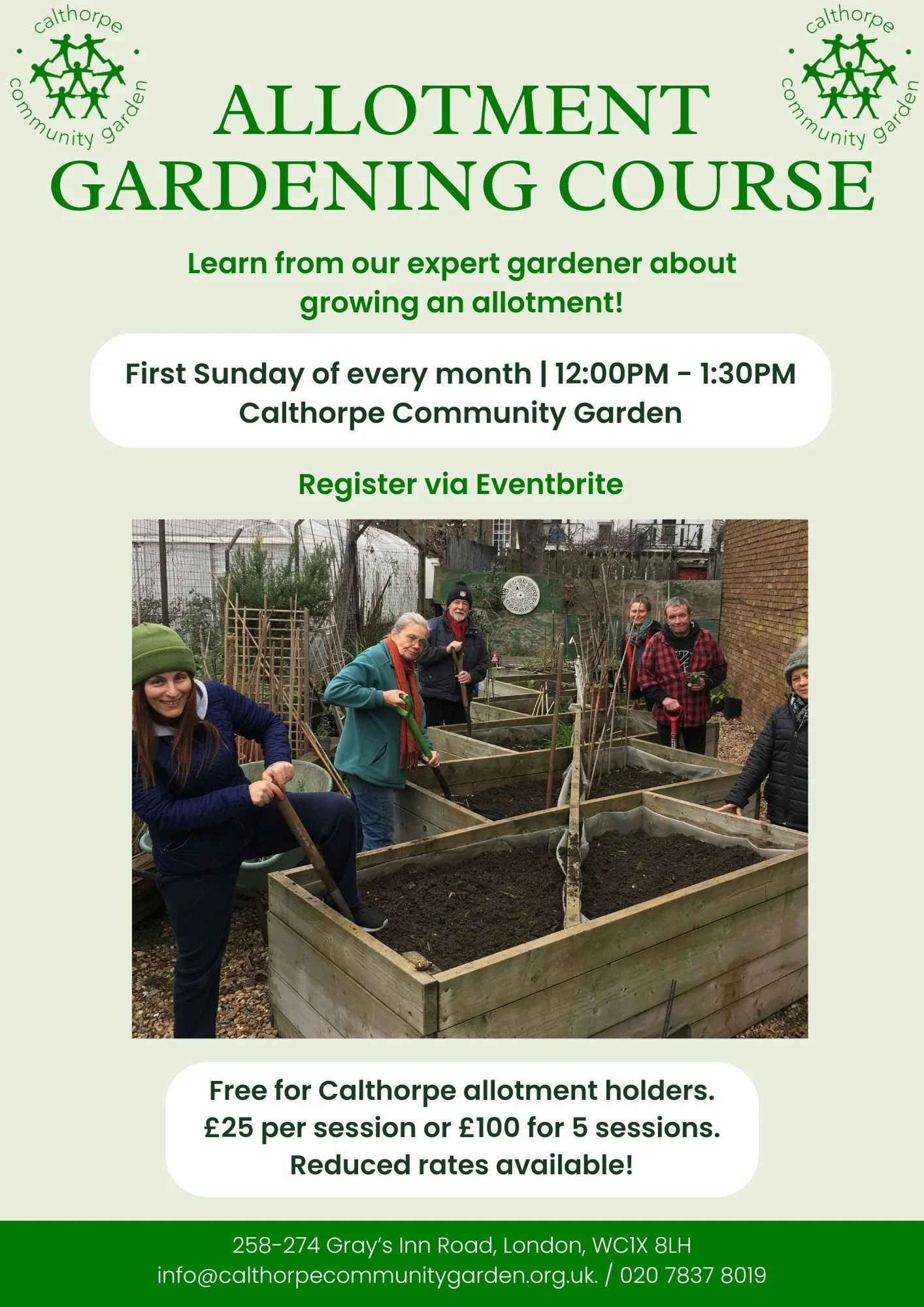Horticulture training — Calthorpe Community Garden