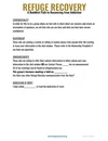 Meeting Scripts — Refuge Recovery World Services