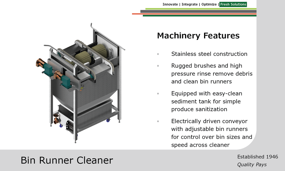 Apple Bin Handling Equipment — Van Doren Sales