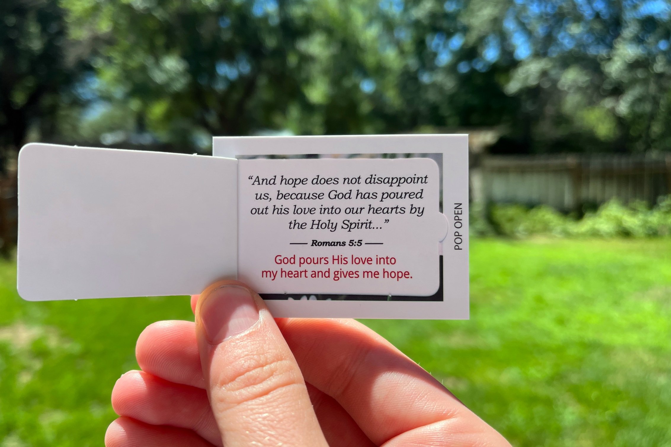 Pop Open Cards - Pop Open Bible Verse Cards