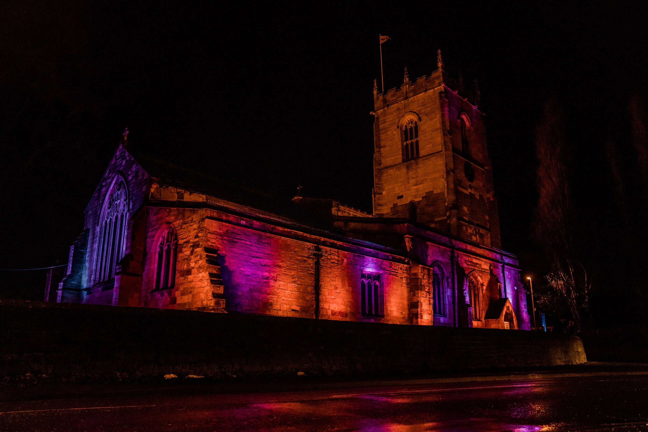 All Saints Church Light Up — Tech LED
