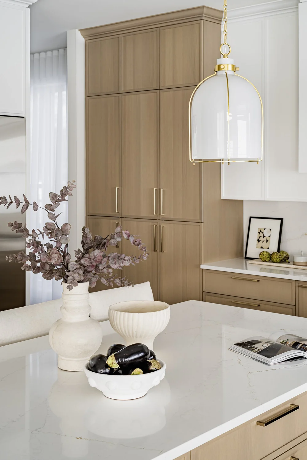 Soft Modern Kitchen | Organic Color Palette with White Oak & Matte ...