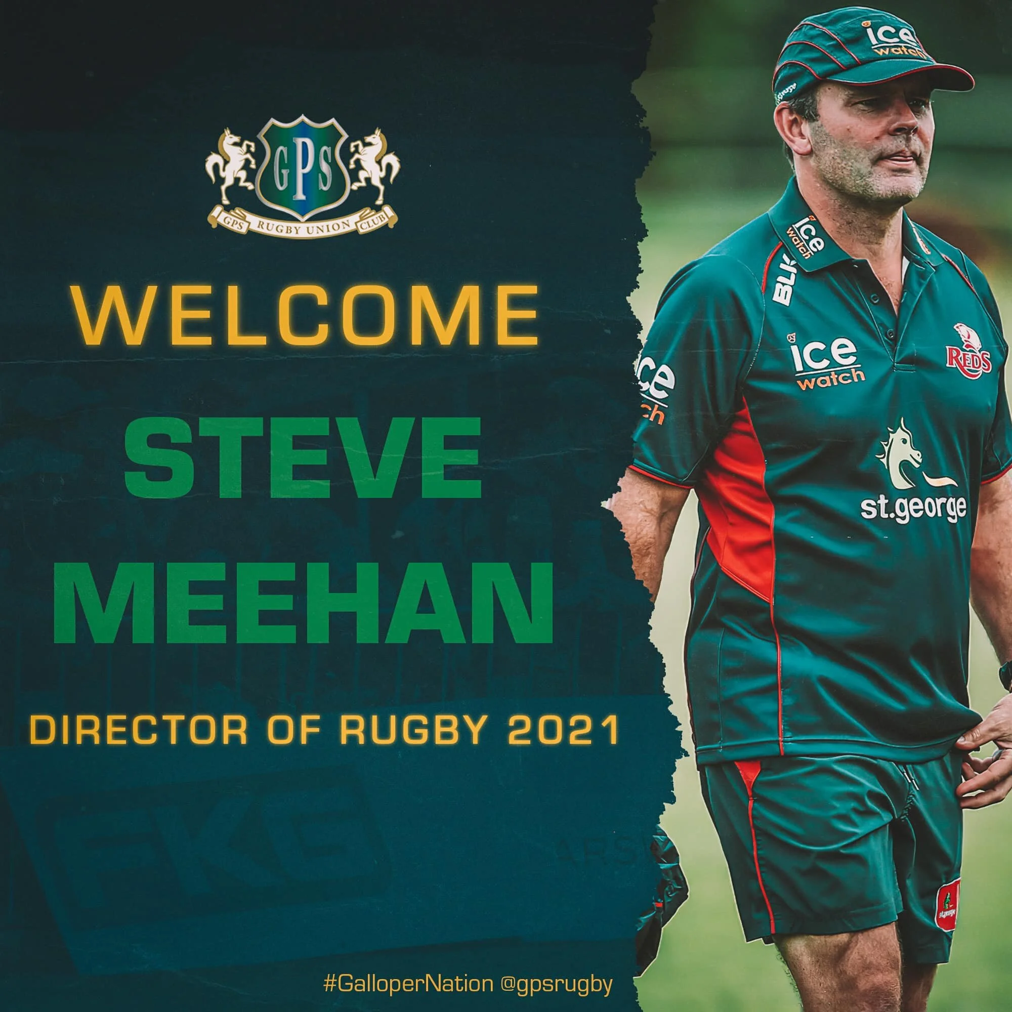 Welcome Steve Meehan — GPS Rugby Club