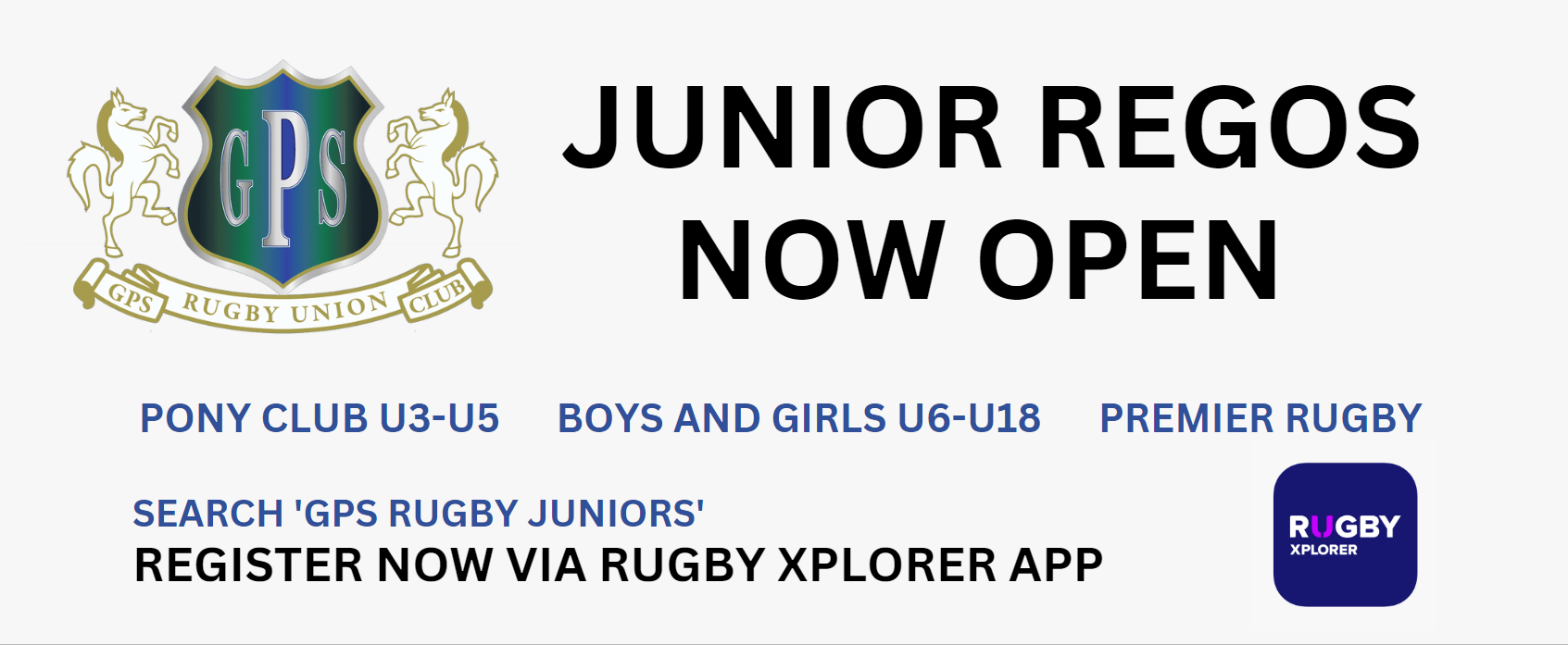 Junior Club Information — GPS Rugby Club