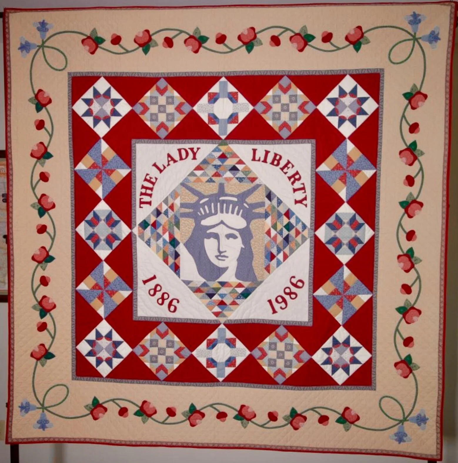 See "Lady Liberty Medallion" a quilt by Marianne Fons — The Quilt Show